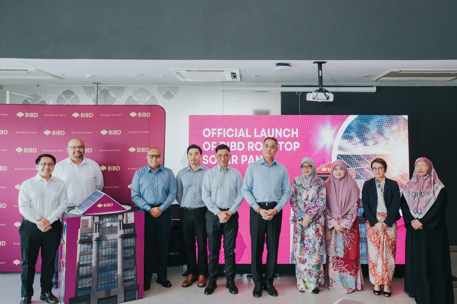 BIBD Inaugurates Rooftop Solar Panels at HQ - BIBD